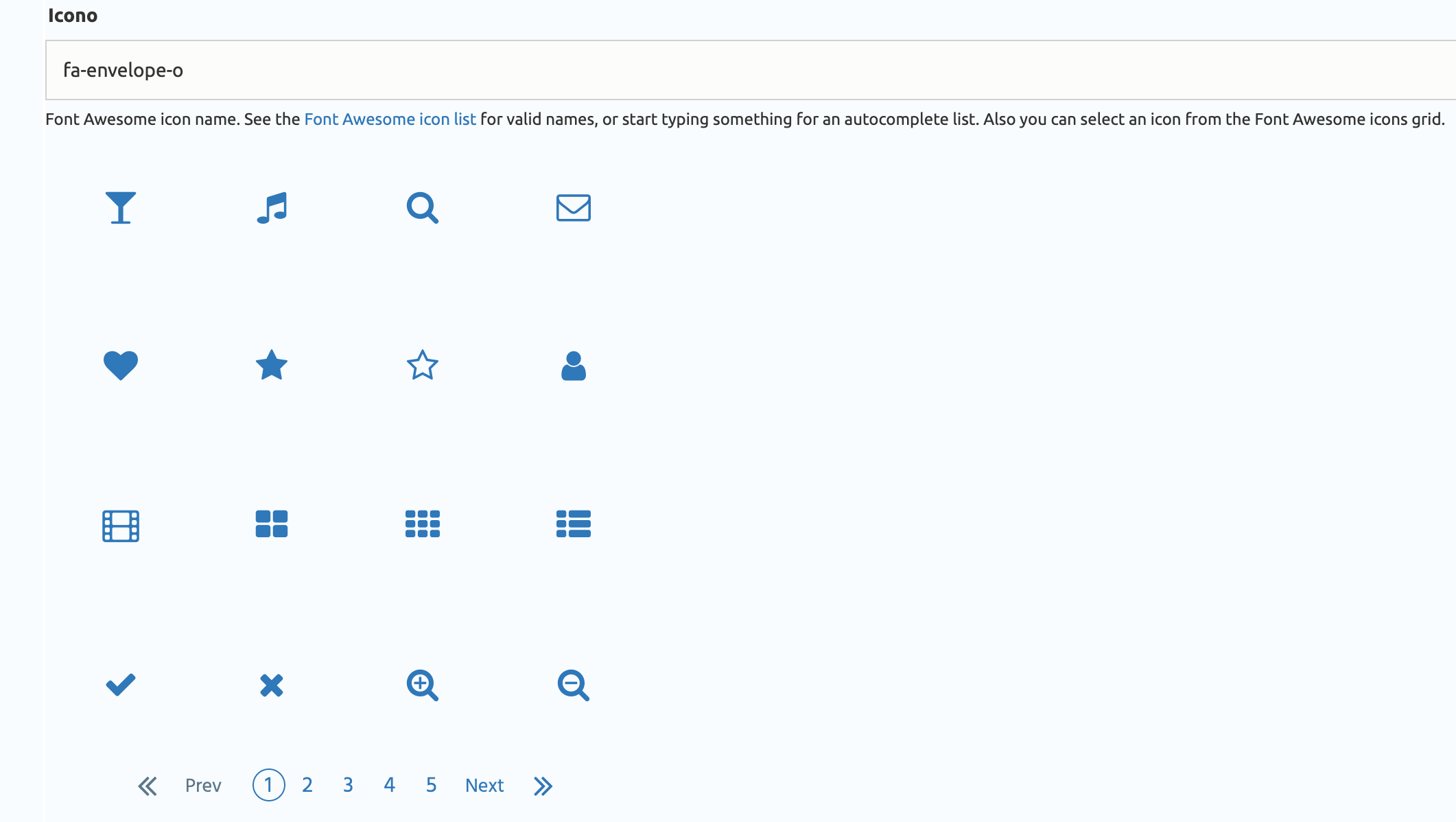 Font Awesome Icon Field Drupal